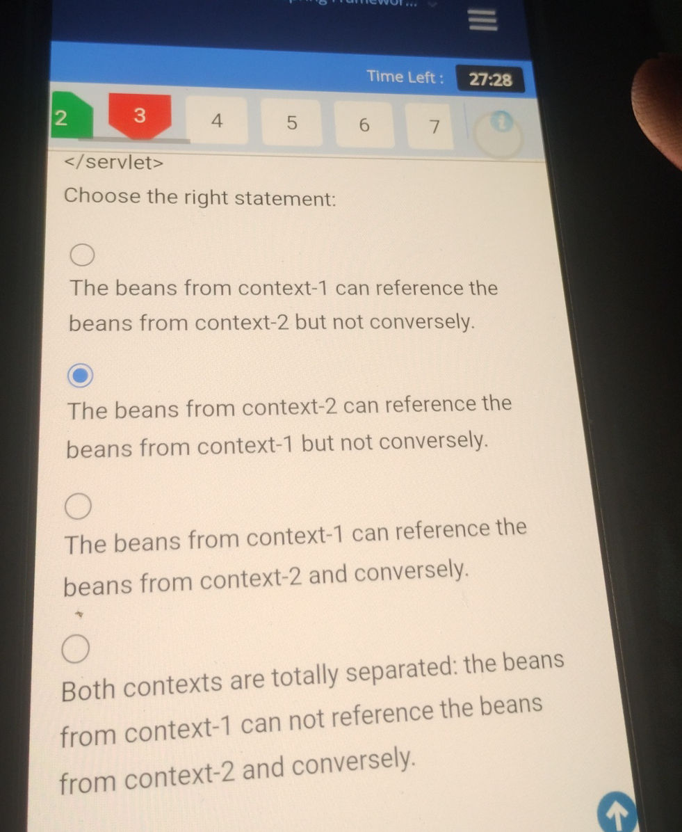 Choose the right statement: The beans from | StudyX