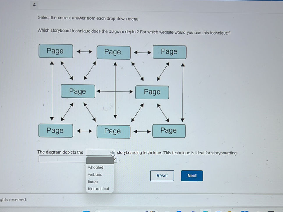 Select the correct answer from each | StudyX