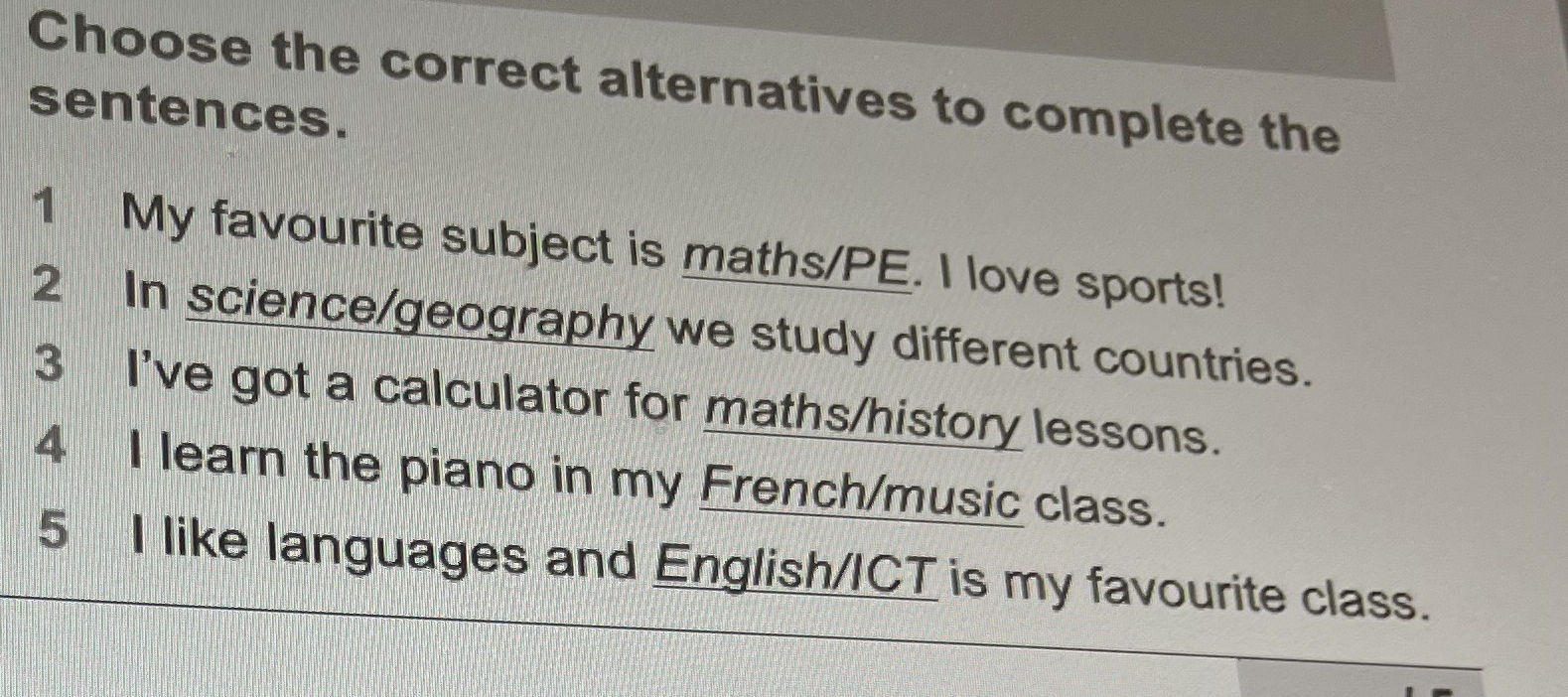 Choose the correct alternatives to complete | StudyX