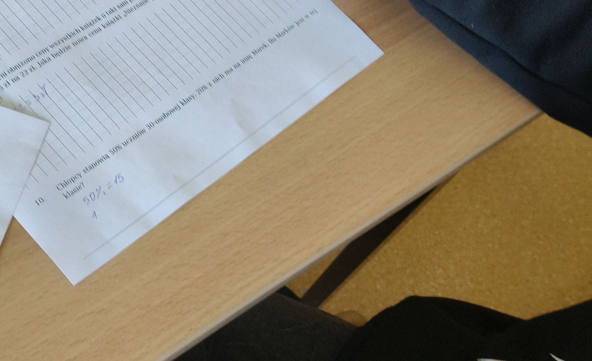 10. Chłopcy stanowią 50% uczniów 30-osobowej | StudyX