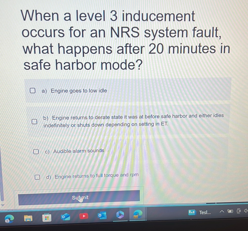 When a level 3 inducement occurs for an NRS | StudyX