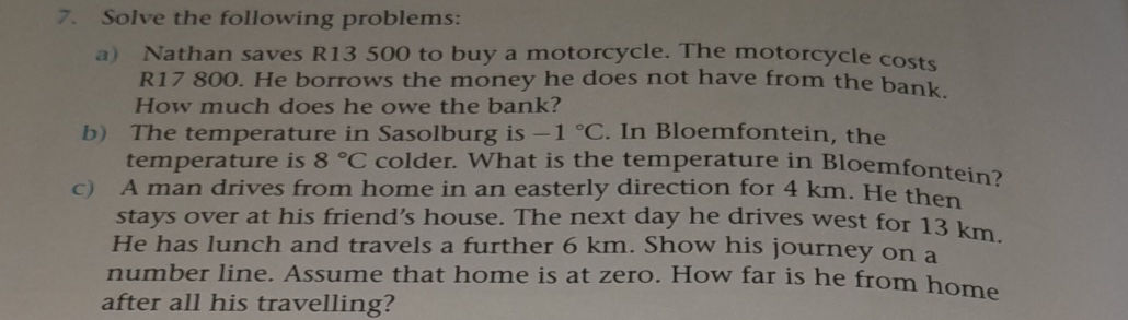 7. Solve the following problems: a) Nathan | StudyX
