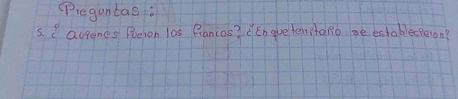 s. ¿Quienes fueron los francos? ¿En que | StudyX