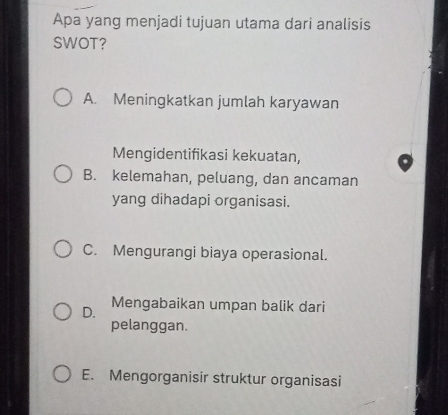 Apa yang menjadi tujuan utama dari analisis | StudyX