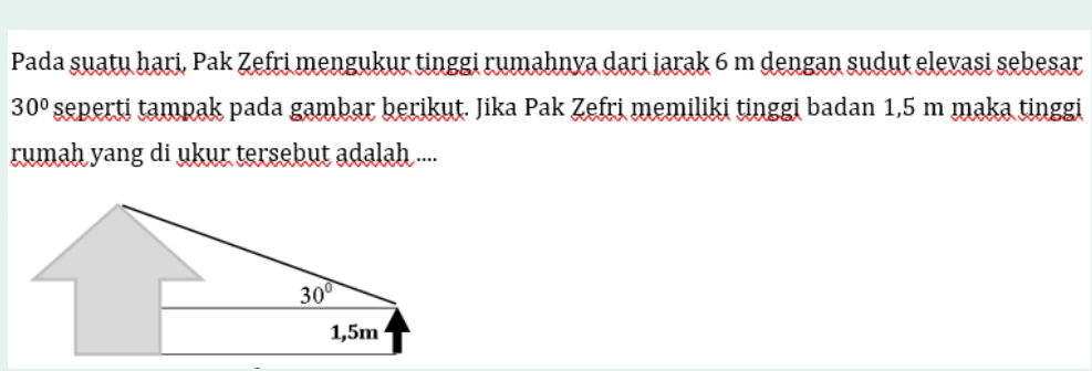 Pada suatu hari, Pak Zefri mengukur tinggi | StudyX