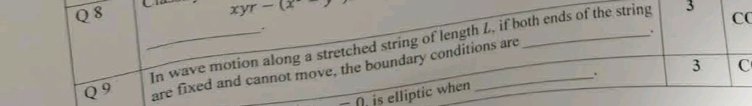 In wave motion along a stretched string of | StudyX