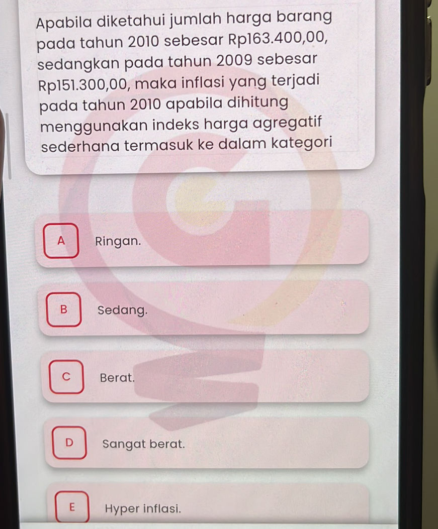 Apabila diketahui jumlah harga barang pada | StudyX