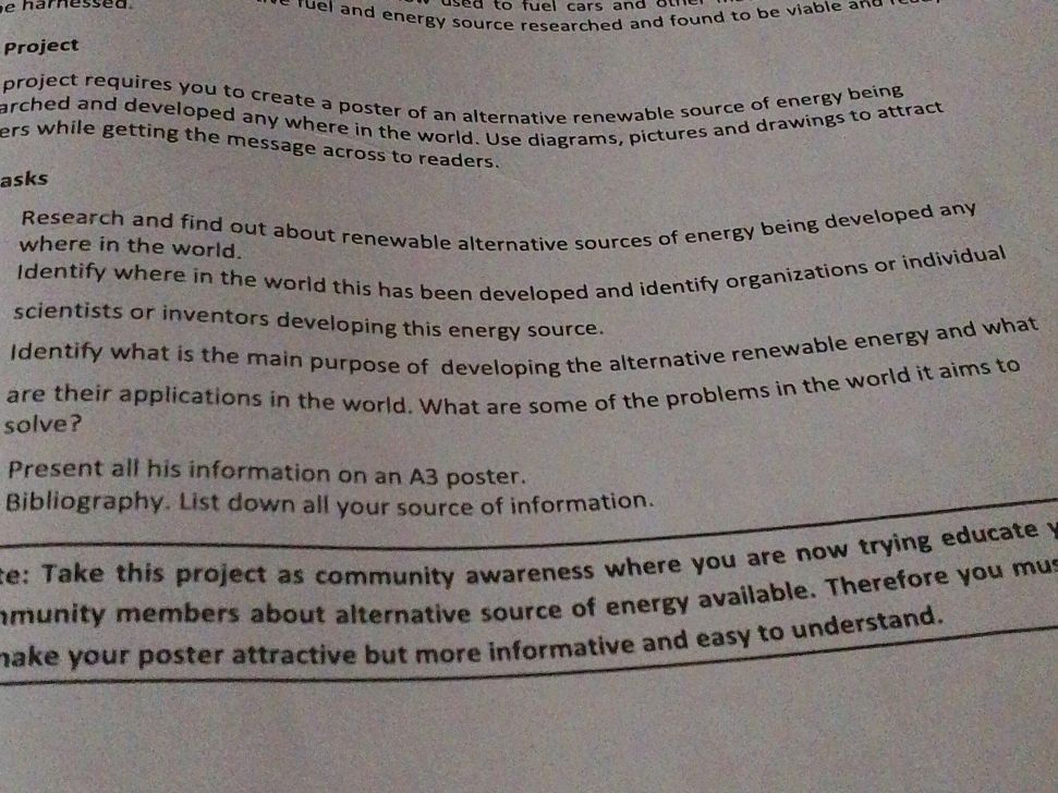 Project project requires you to create a | StudyX