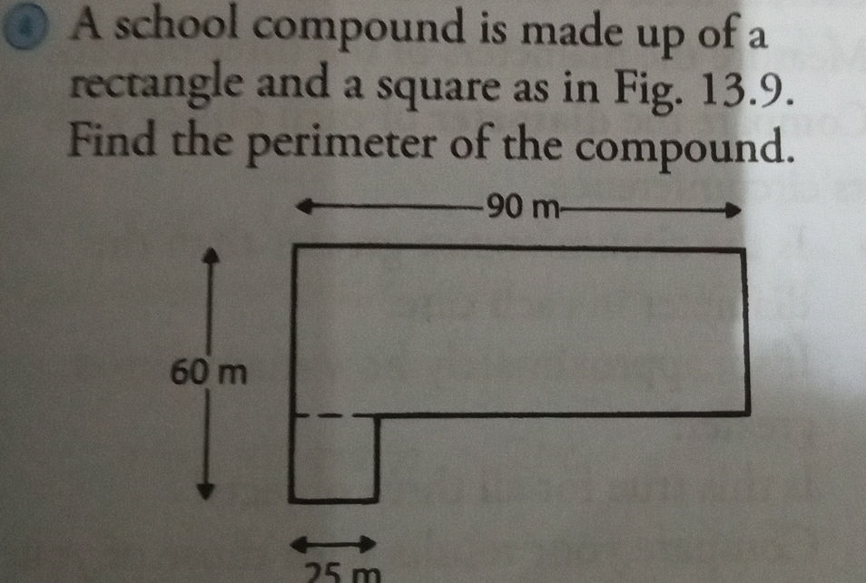 A school compound is made up of a rectangle | StudyX