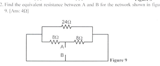 2. Find the equivalent resistance between A | StudyX