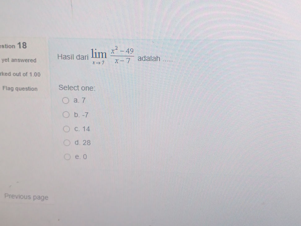 Hasil dari $_{x 7} {x^2 - 49}{x - 7}$ | StudyX