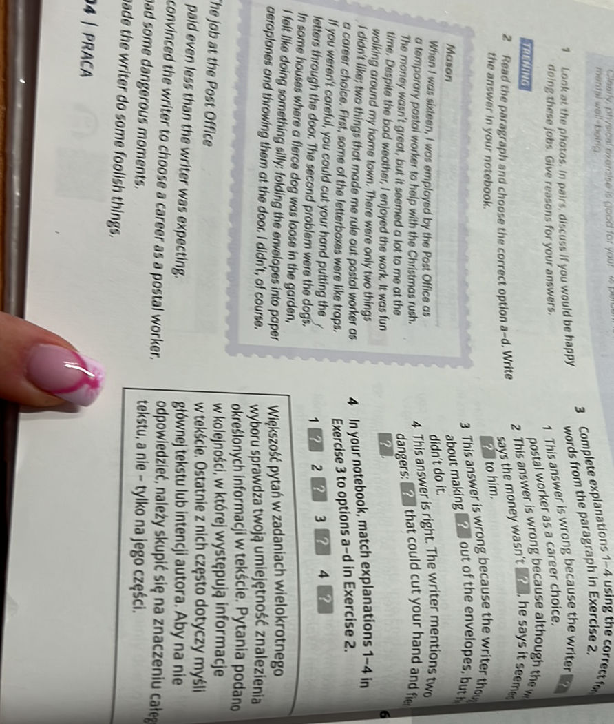 3 Complete explanations 1-4 using the | StudyX