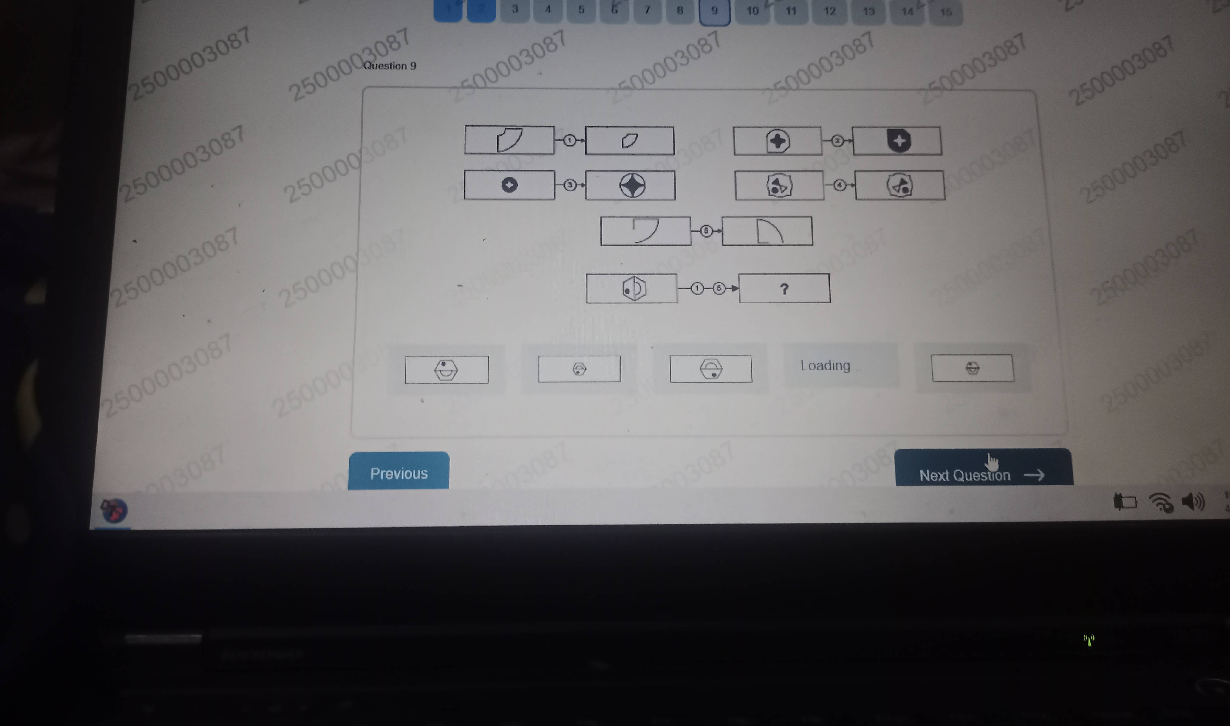 The question presents a sequence of | StudyX