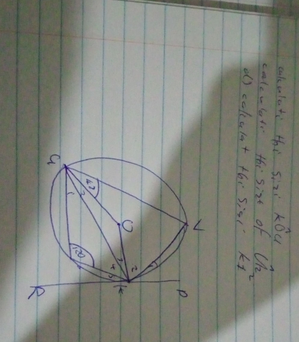 calculate the size of KOU calculate the size | StudyX