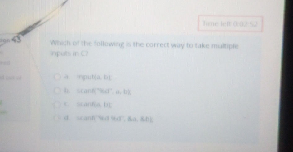 Which of the following is the correct way to | StudyX