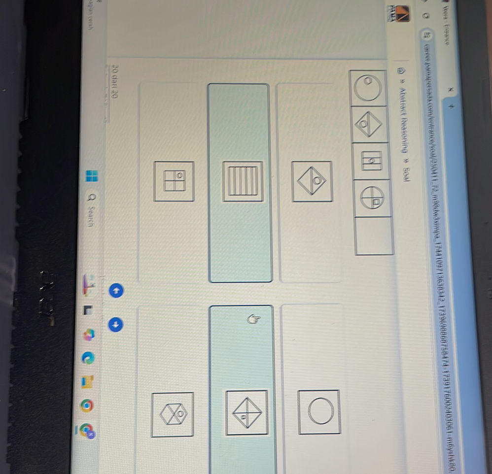 The image presents an abstract reasoning | StudyX