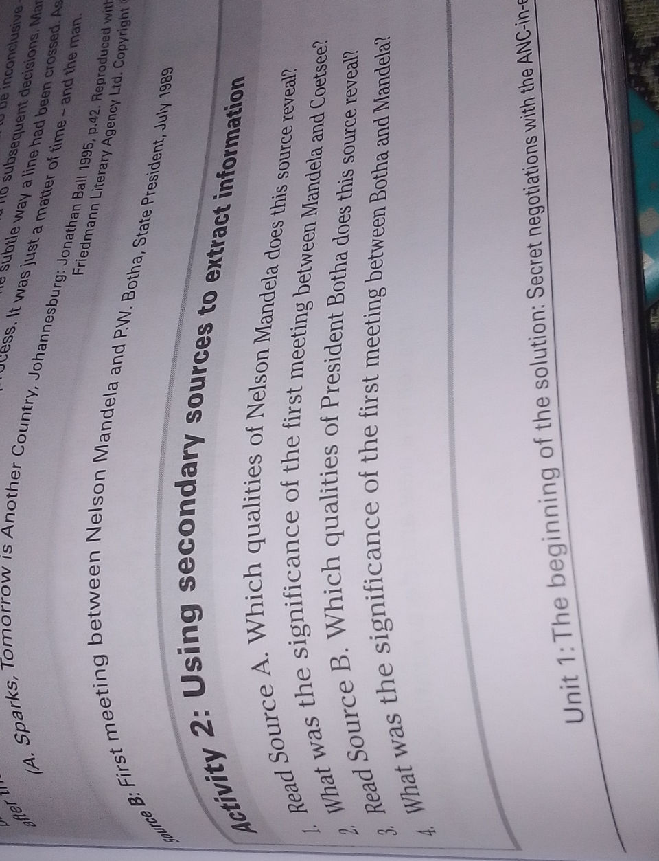 Activity 2: Using secondary sources to | StudyX