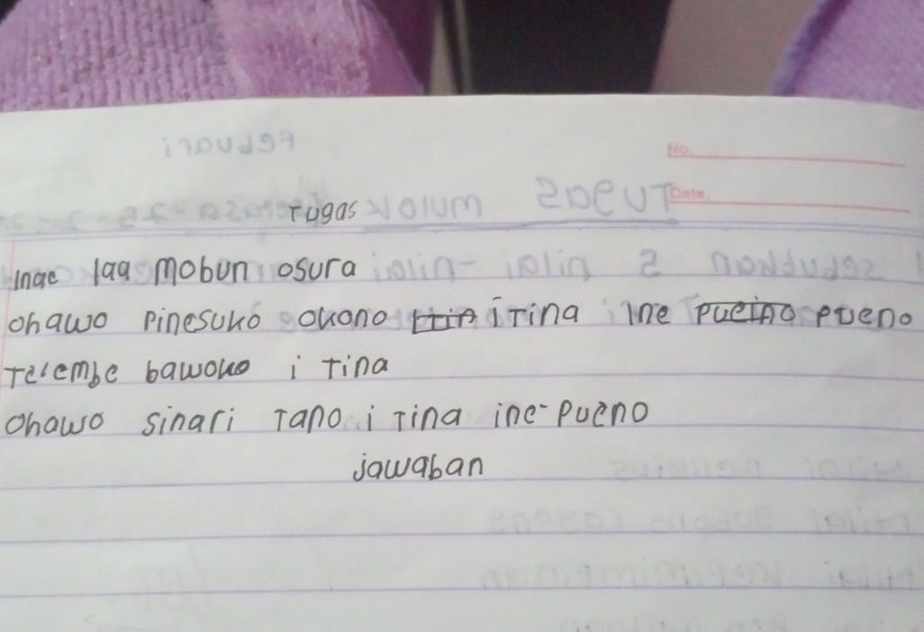 Inge laa mobun iosura ilin- iplin 2 Dondudga | StudyX