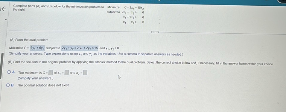 Complete parts (A) and (B) below for the | StudyX