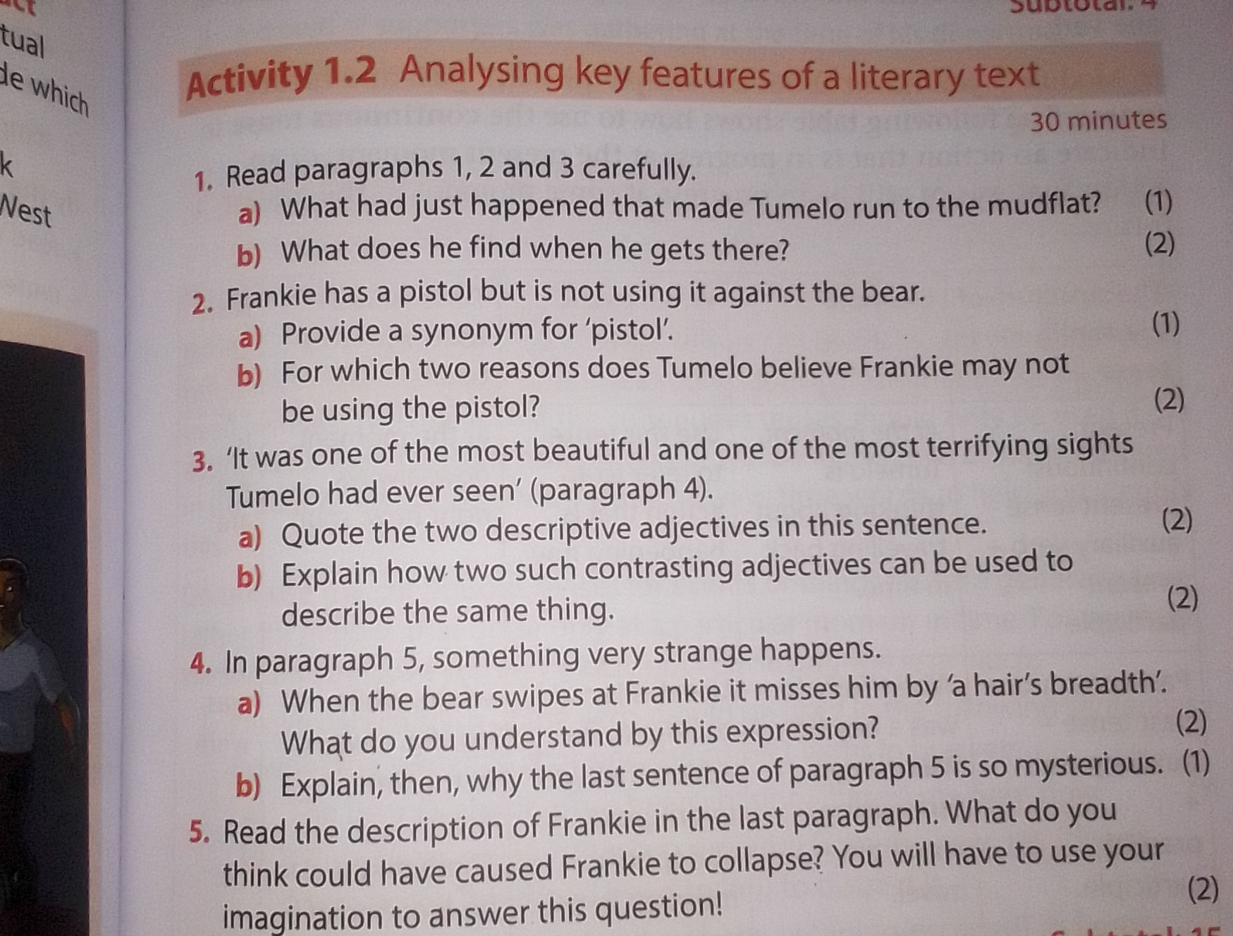 1. Read paragraphs 1, 2 and 3 carefully. a) | StudyX