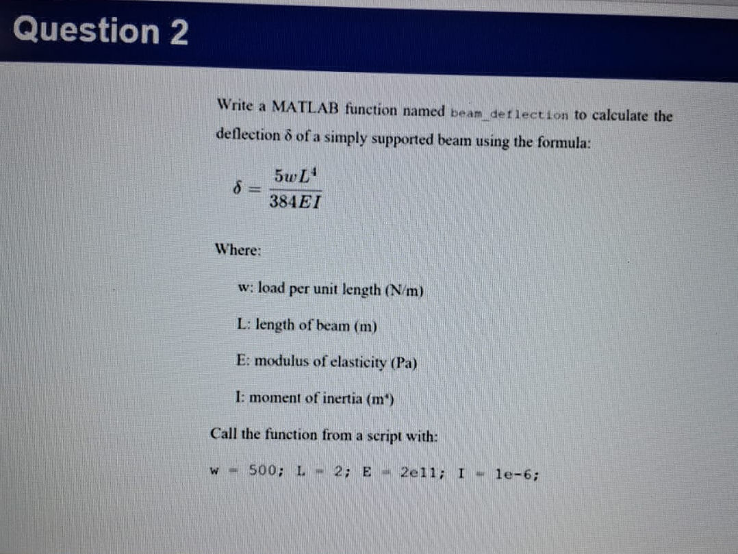 Write a MATLAB function named | StudyX