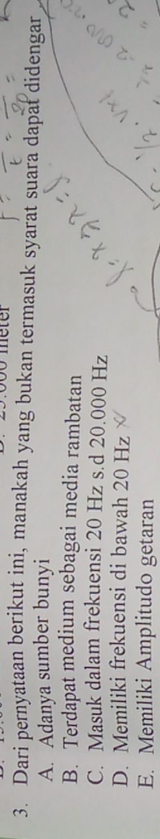 3. Dari pernyataan berikut ini, manakah yang | StudyX