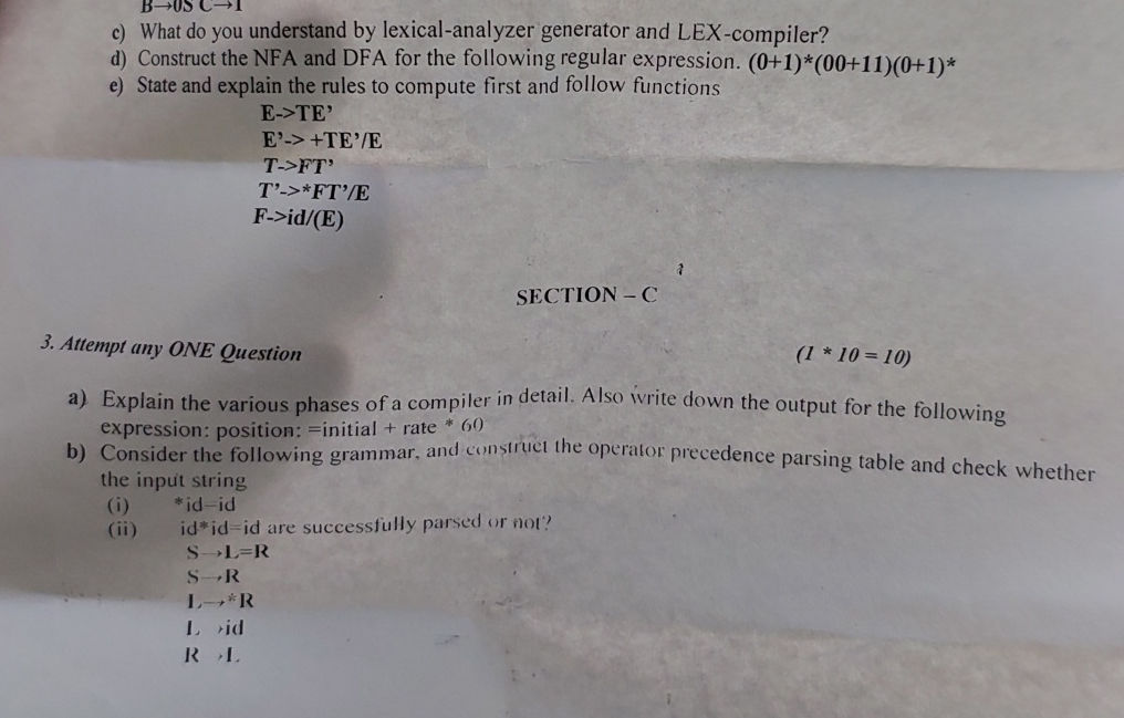 c) What do you understand by | StudyX