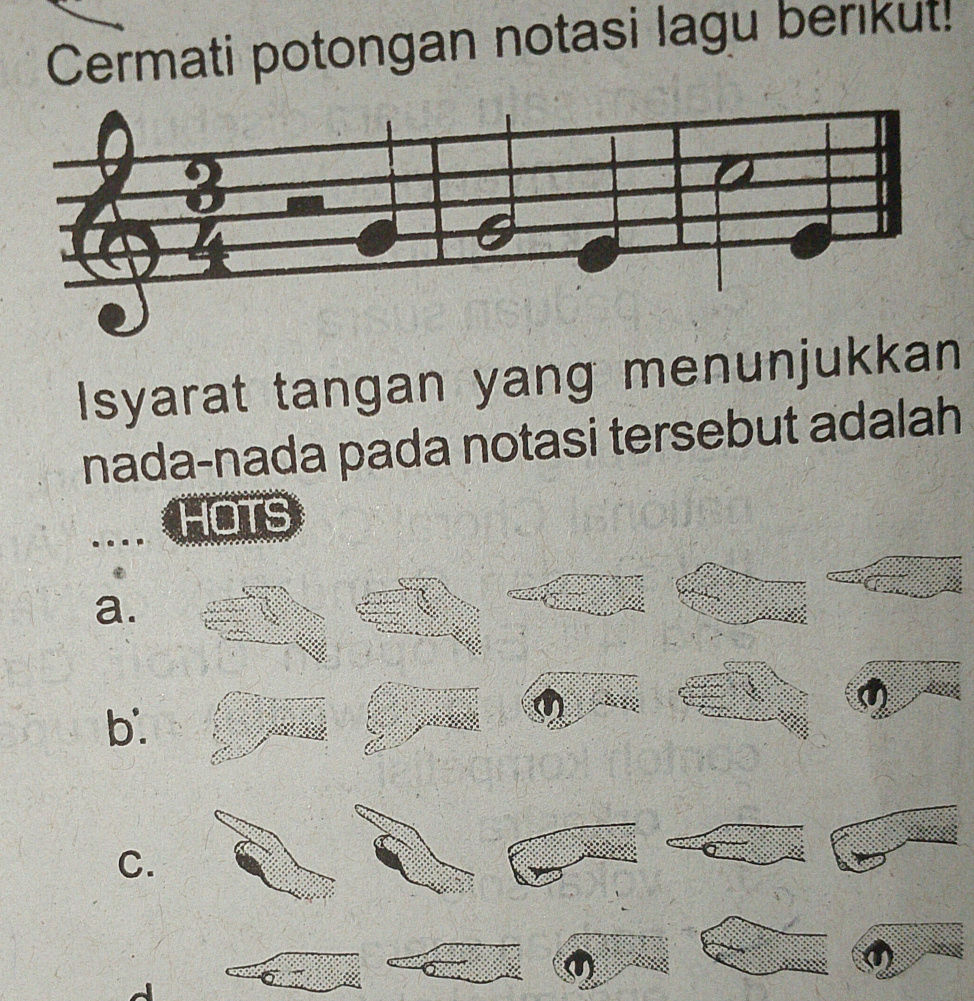 Cermati potongan notasi lagu berikut! | StudyX