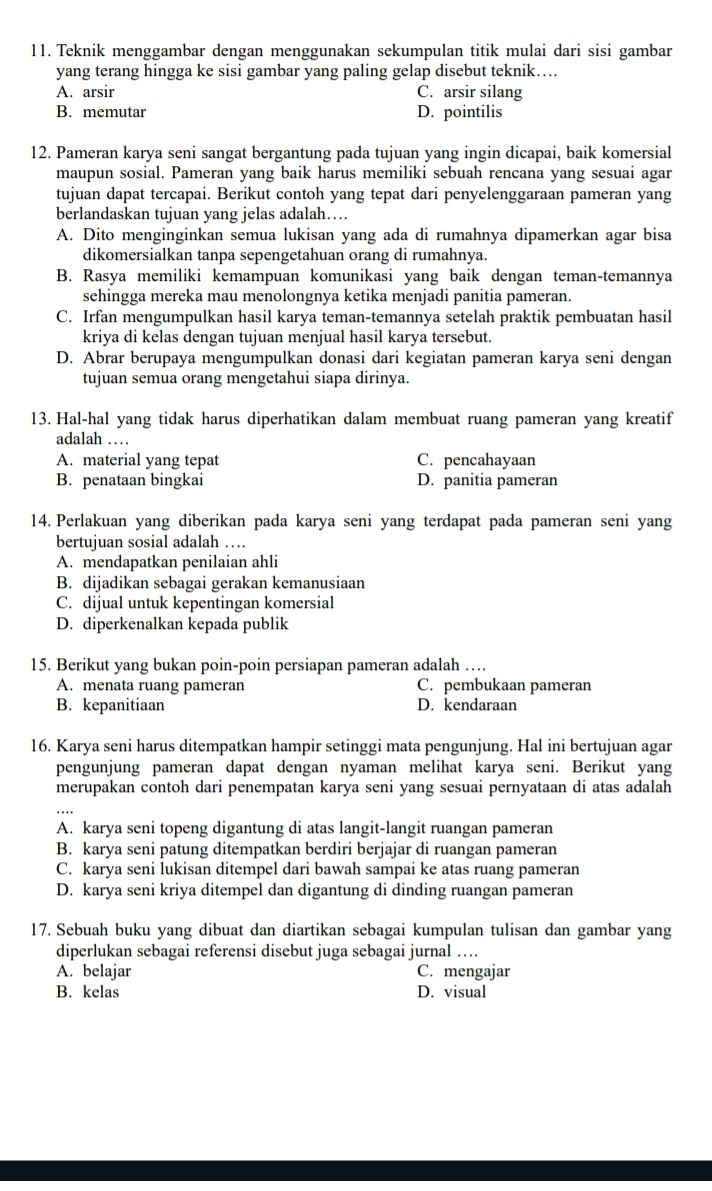 11. Teknik menggambar dengan menggunakan | StudyX