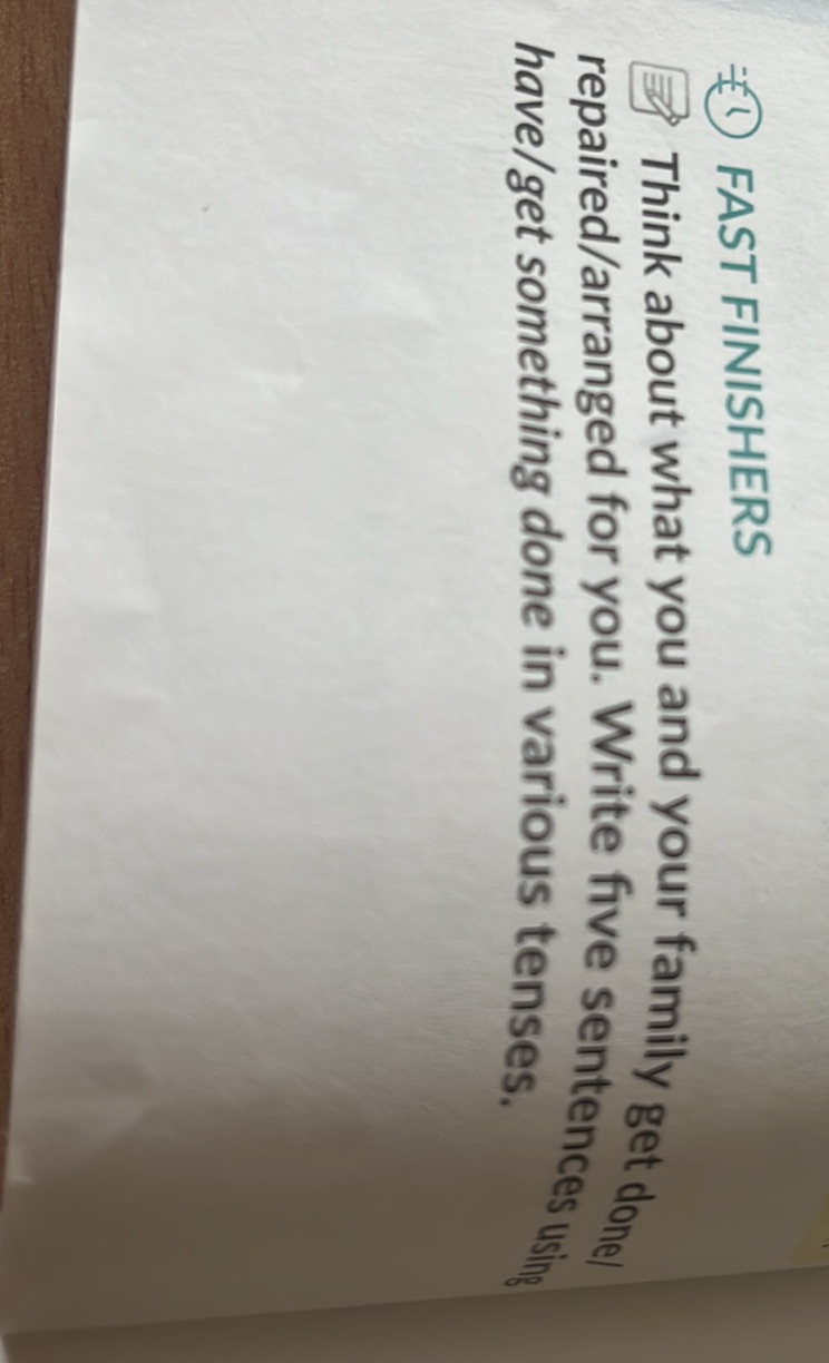 Think about what you and your family get | StudyX