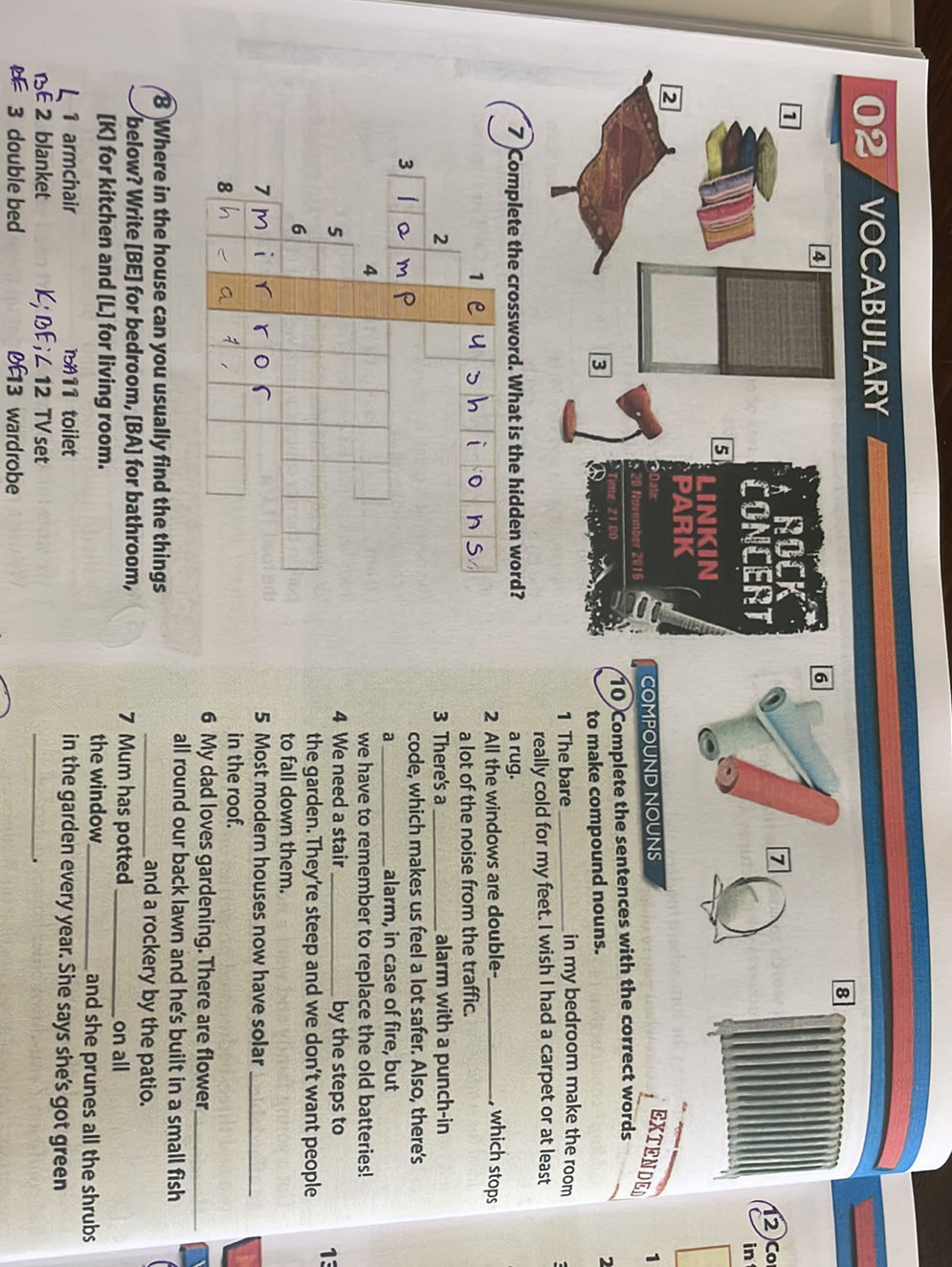 7 Complete the crossword. What is the hidden | StudyX