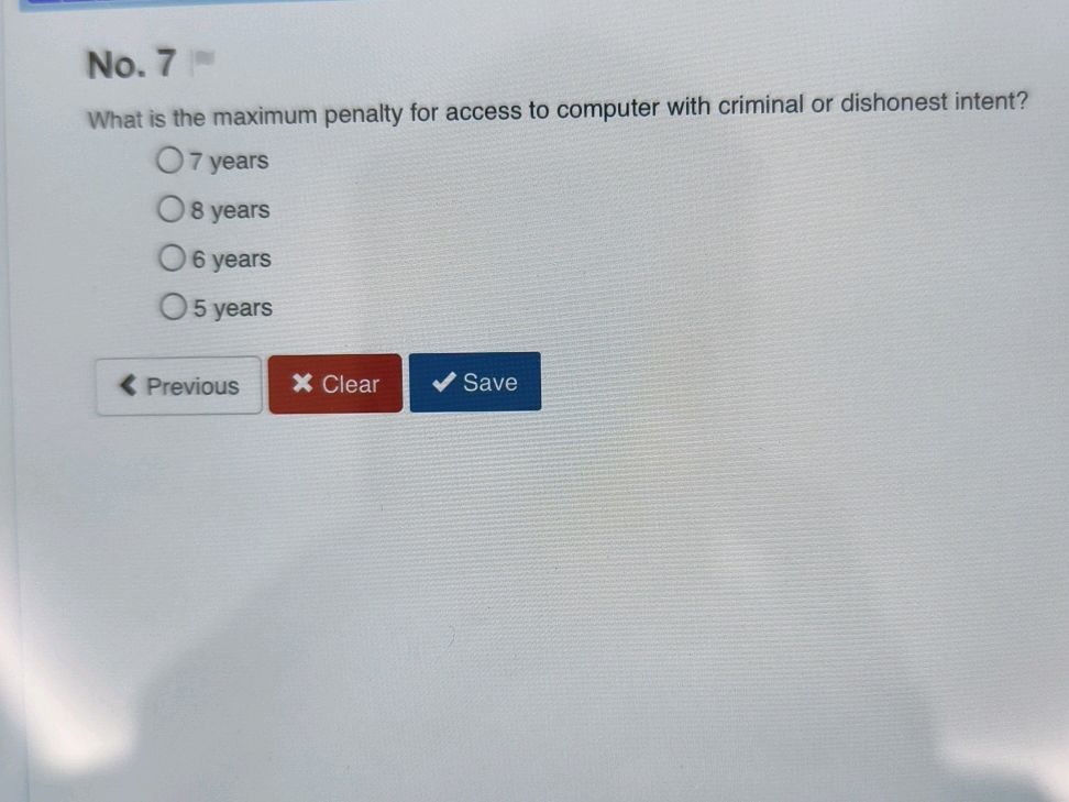 What is the maximum penalty for access to | StudyX