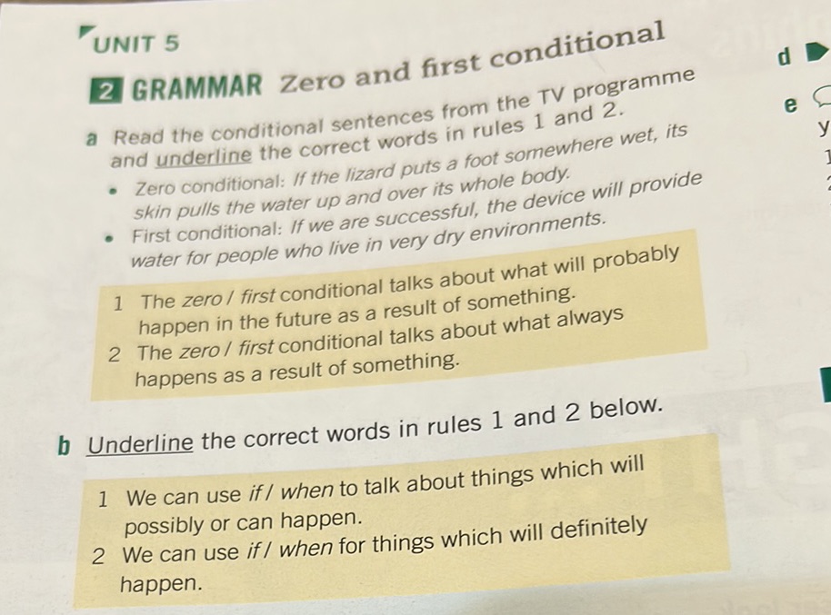a Read the conditional sentences from the TV | StudyX