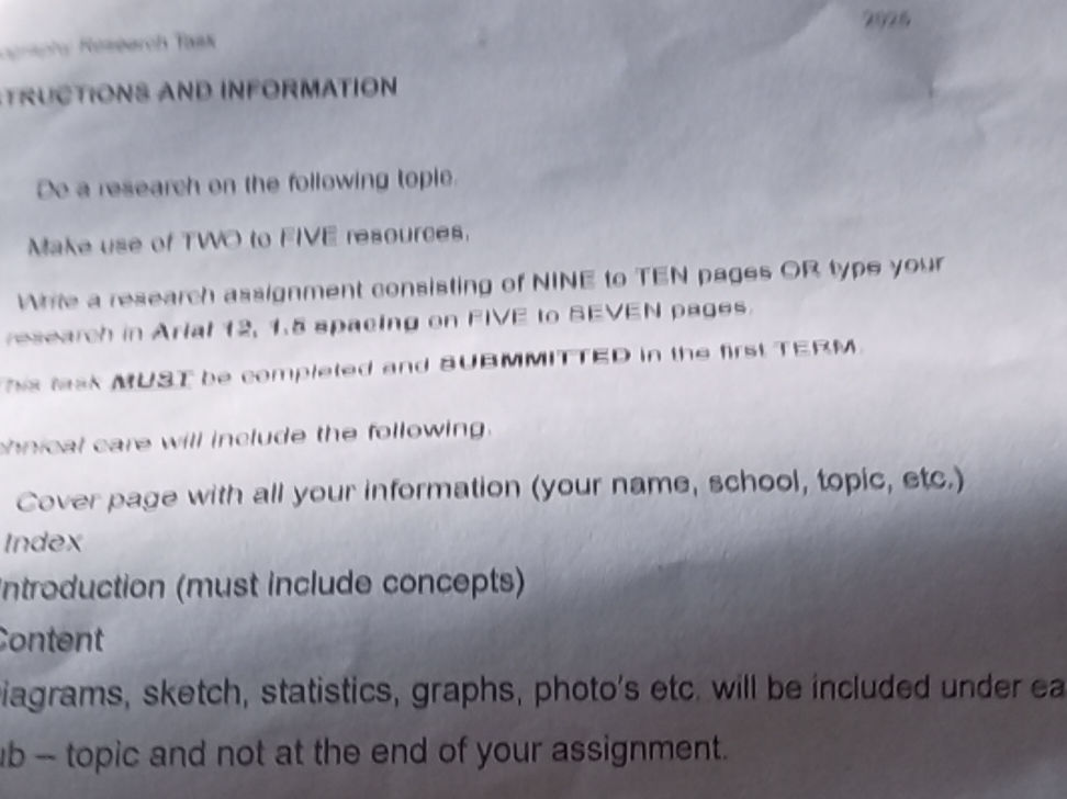 Do a research on the following topic. Make | StudyX
