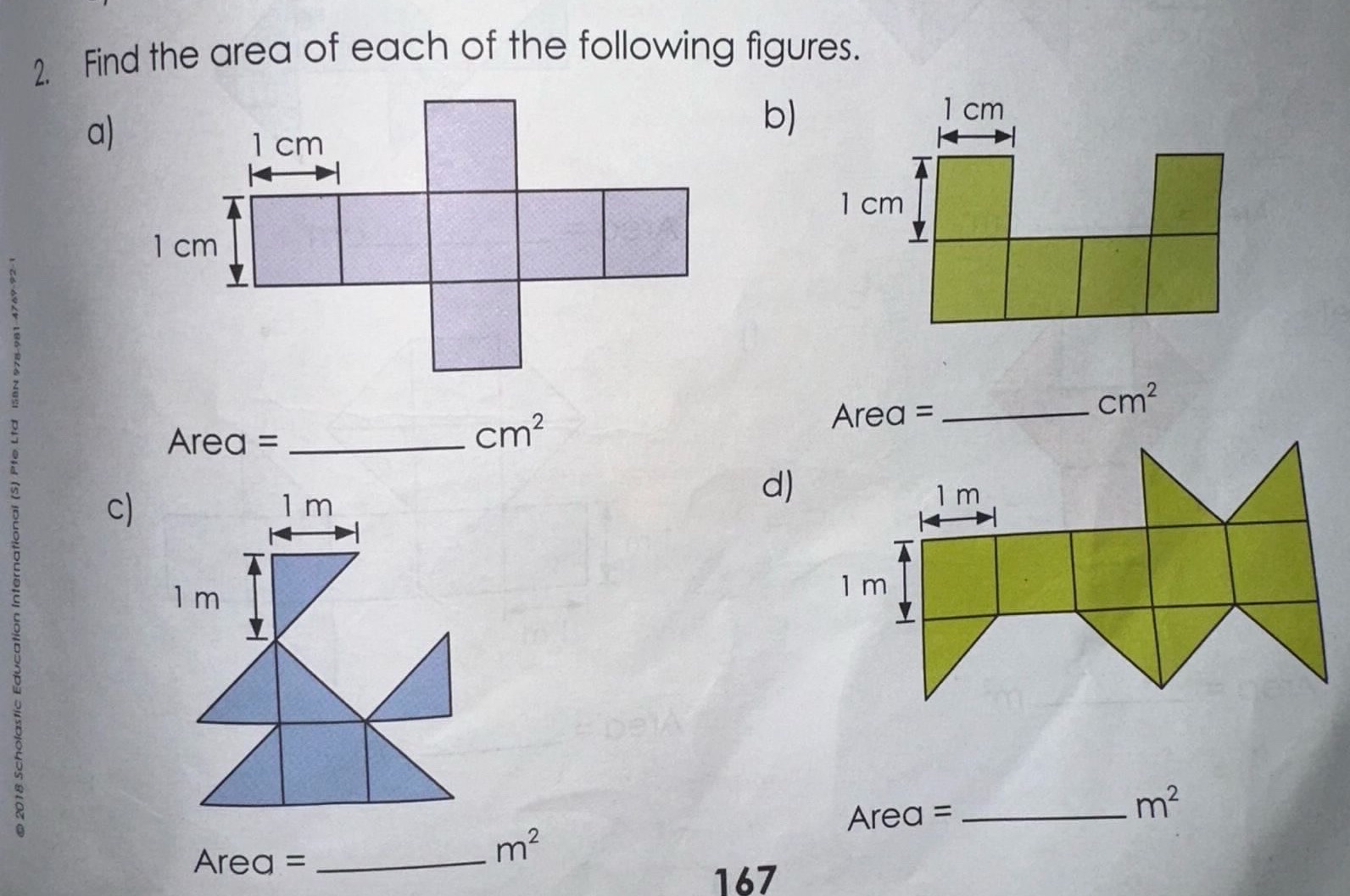 2. Find the area of each of the following | StudyX