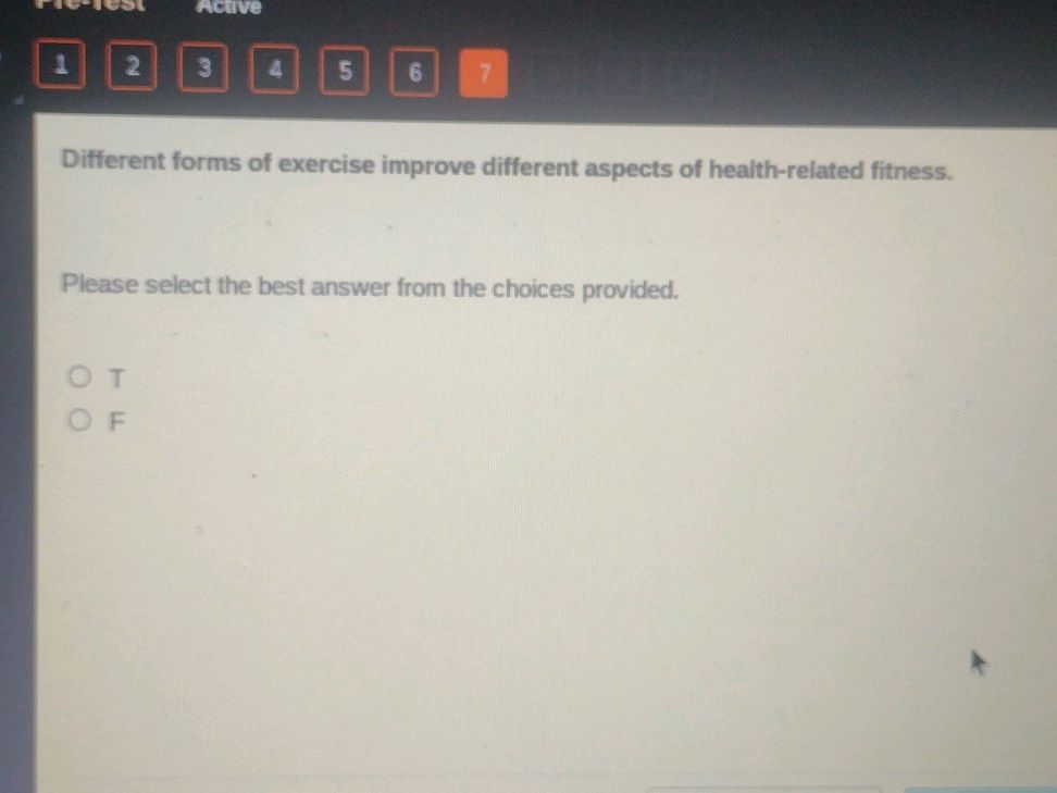 Different forms of exercise improve | StudyX