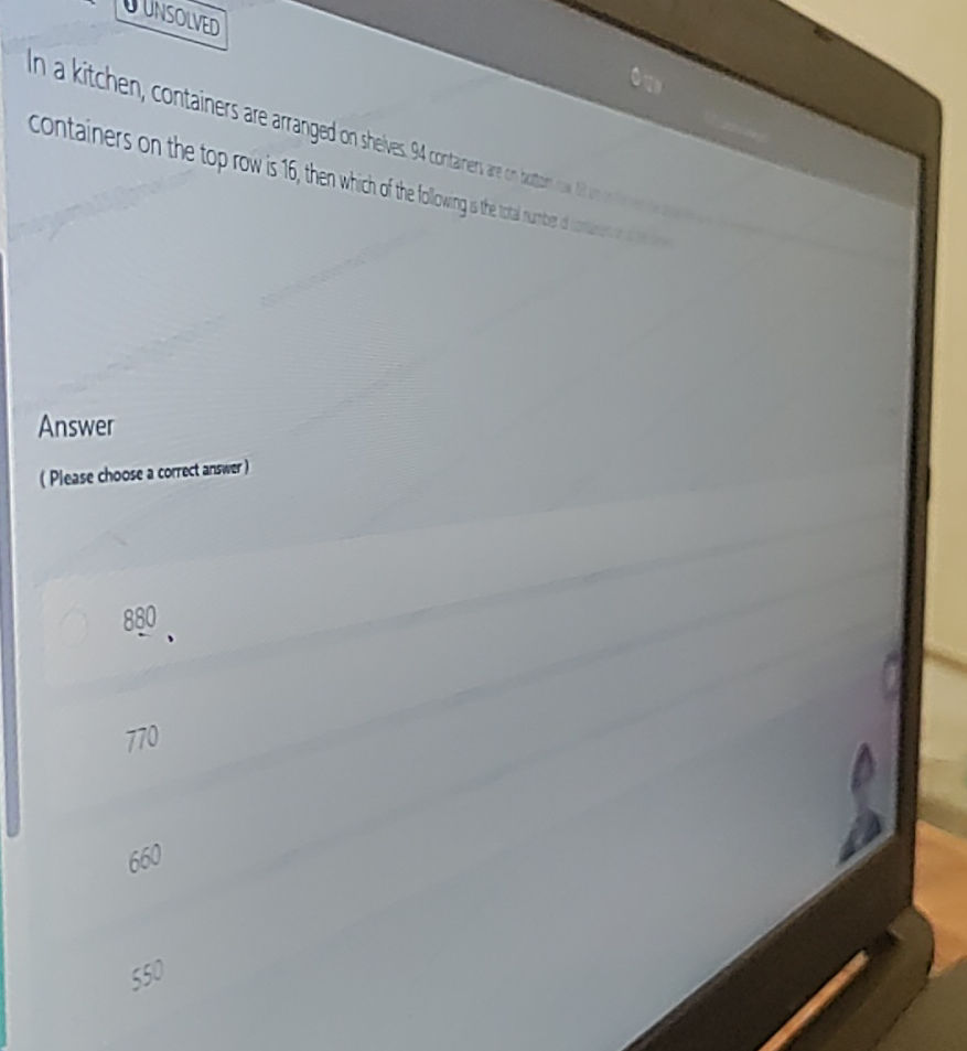 In a kitchen, containers are arranged on | StudyX