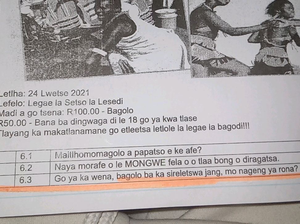 Letlha: 24 Lwetse 2021 Lefelo: Legae la | StudyX