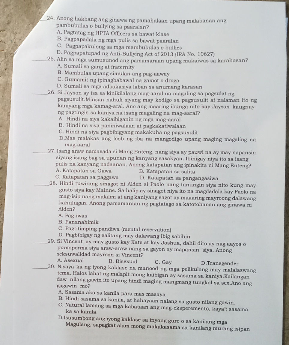 24. Anong hakbang ang ginawa ng pamahalaan | StudyX