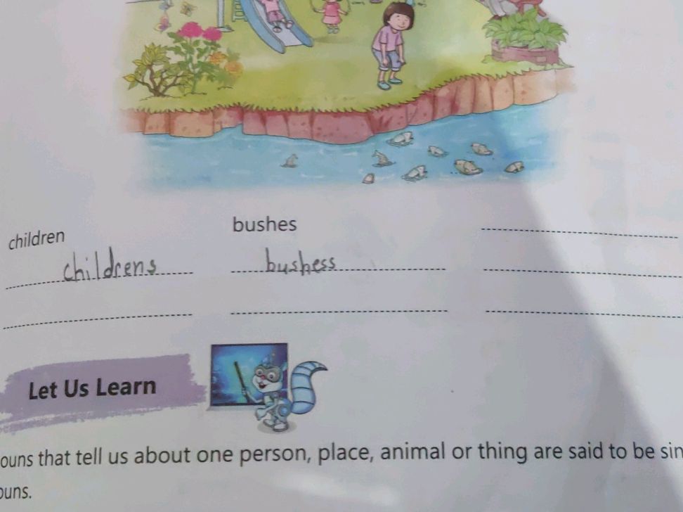 Plural Nouns: Children and Bushes | StudyX