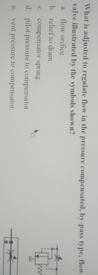 What is adjusted to regulate flow in the | StudyX