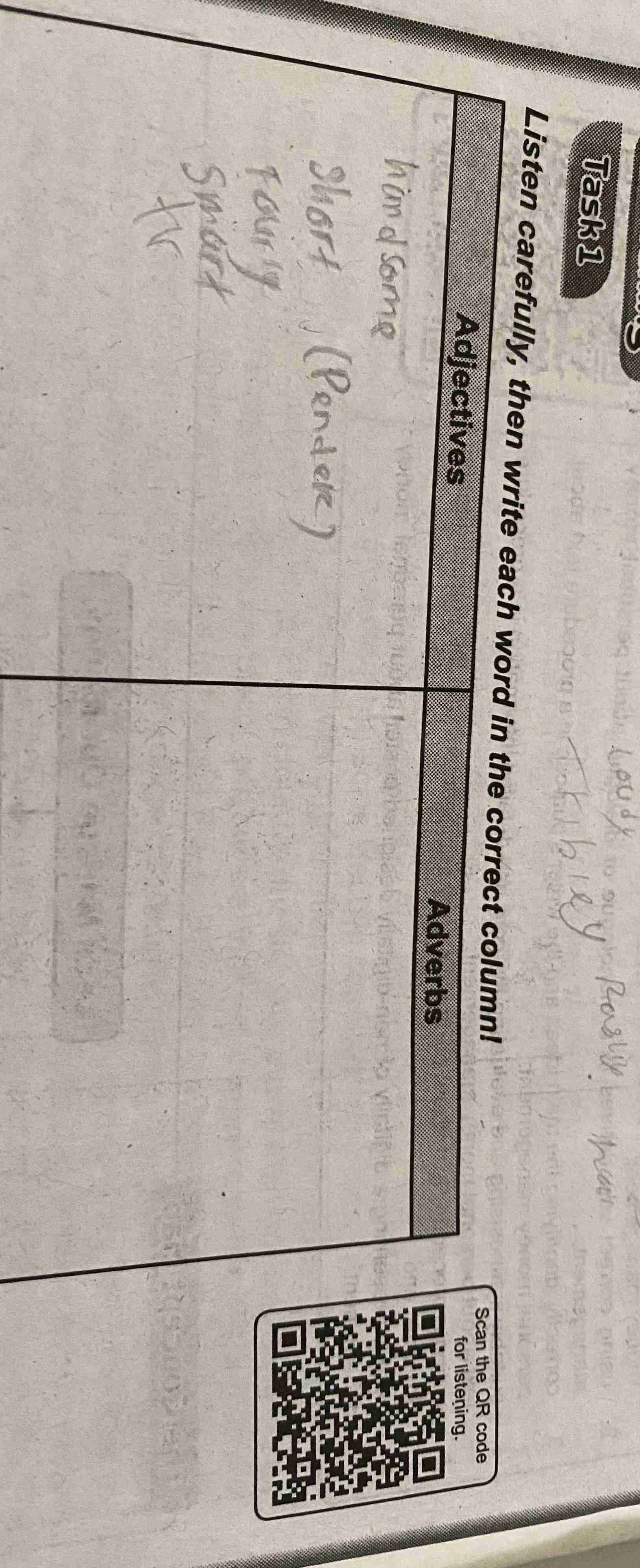 Listen carefully, then write each word in | StudyX