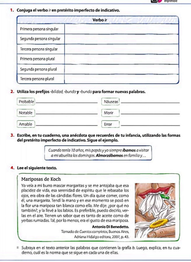 1. Conjuga el verbo *ir* en pretérito | StudyX
