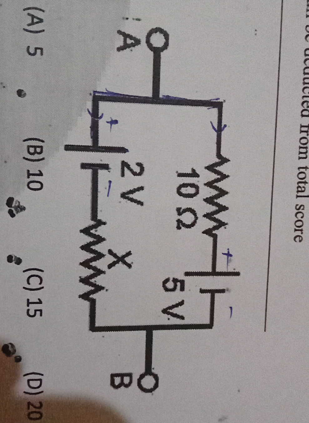 A circuit diagram is shown with the | StudyX