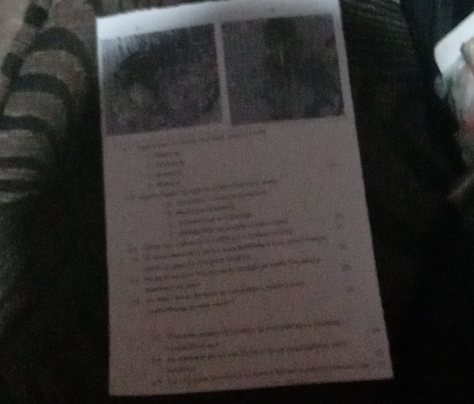 The image contains two unclear pictures and | StudyX