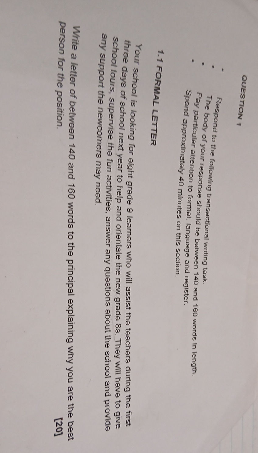 QUESTION 1 Respond to the following | StudyX