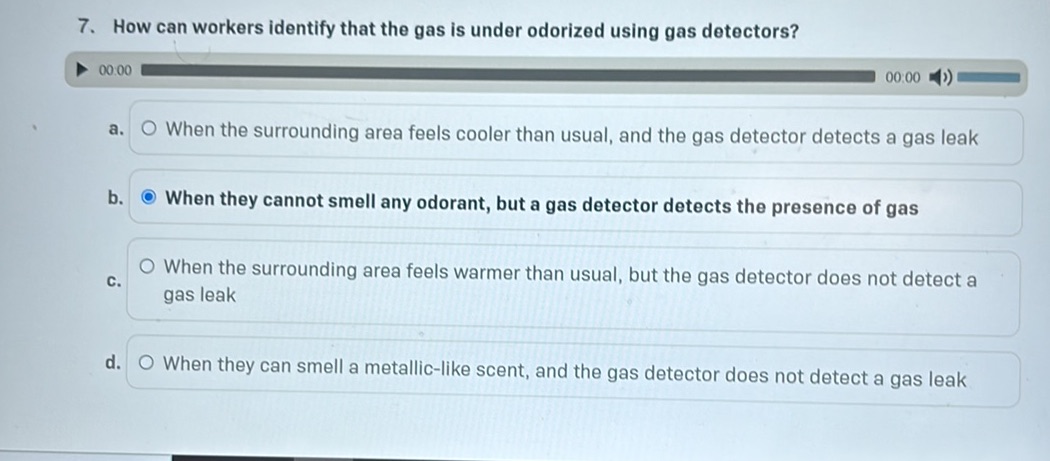 7. How can workers identify that the gas is | StudyX