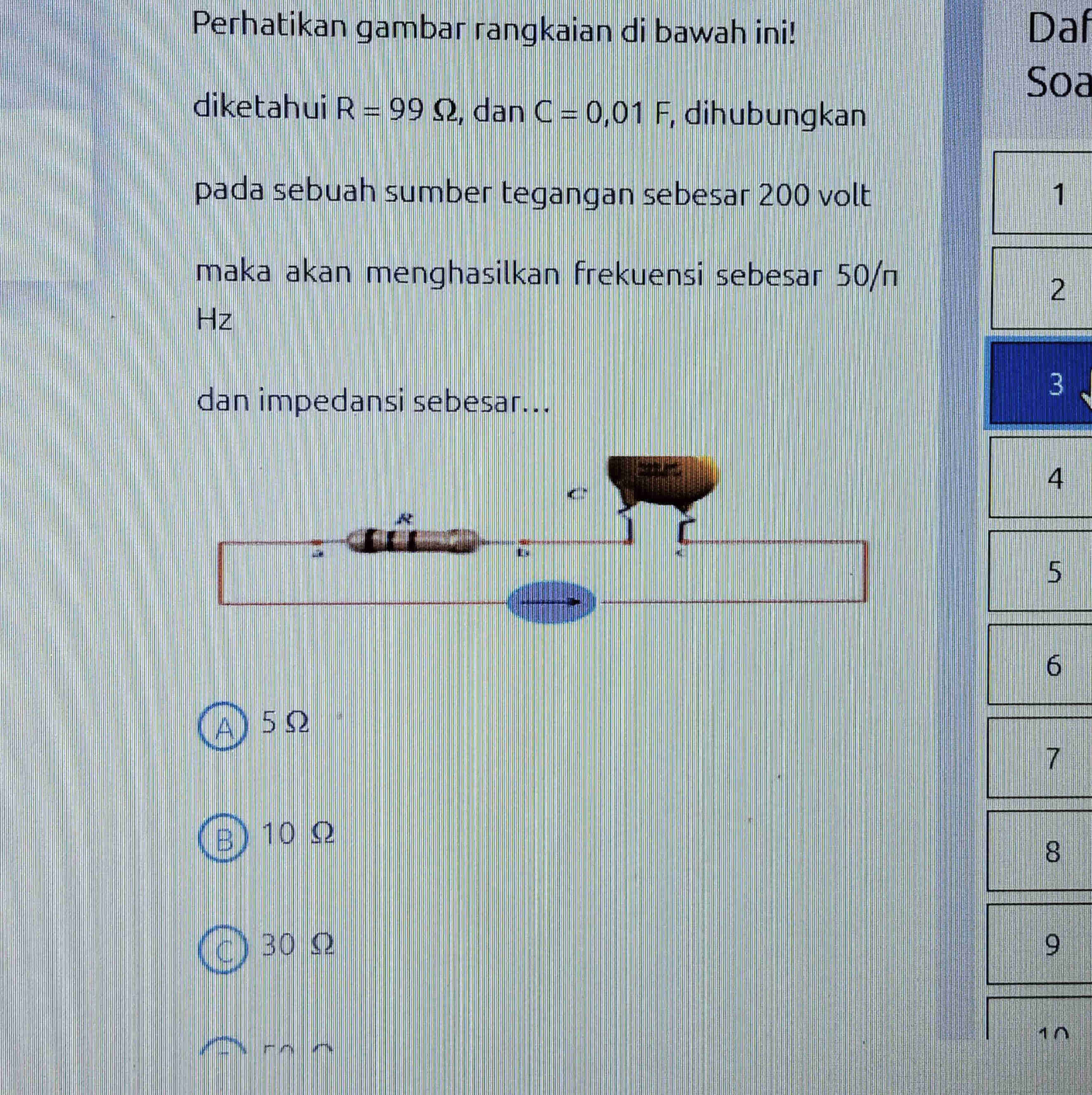 Perhatikan gambar rangkaian di bawah ini! | StudyX