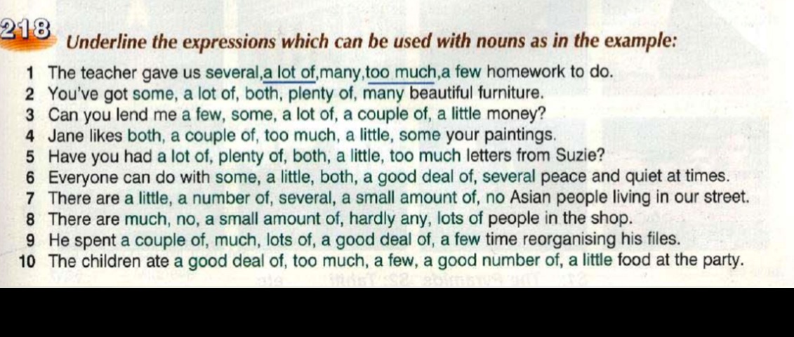 Underline the expressions which can be used | StudyX