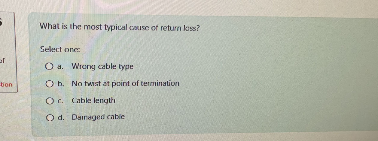 What is the most typical cause of return | StudyX